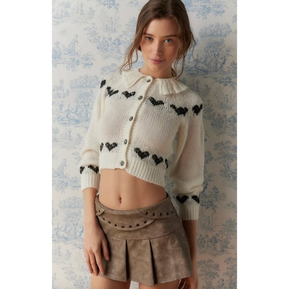 Kimchi Blue | Sweaters | Kimchi Blue Marabell Icon Cropped Cardigan ...